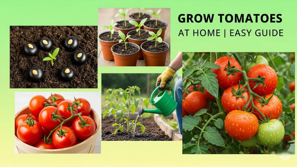 How to Grow Tomatoes at Home: Step-by-Step Guide to Planting, Care and ...
